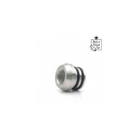 BlackStar - Build Your Drip tip BASE - JEFFREY STAINLESS STEEL