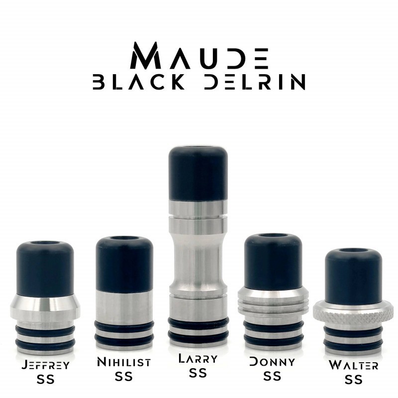 BlackStar - Build Your Drip tip HEAD - MAUDE BLACK DELRIN