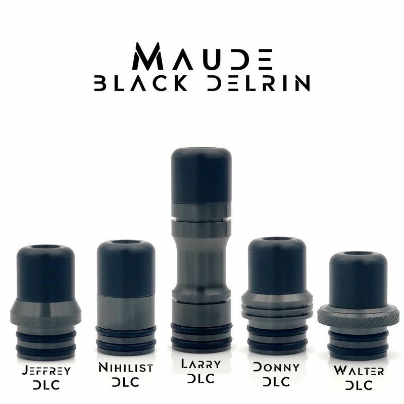 BlackStar - Build Your Drip tip HEAD - MAUDE BLACK DELRIN