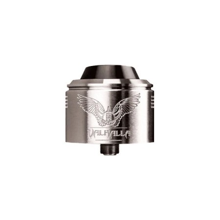Suicide Mods x Vaperz Cloud - VALHALLA V2 40mm RDA - Brush Stainless Steel