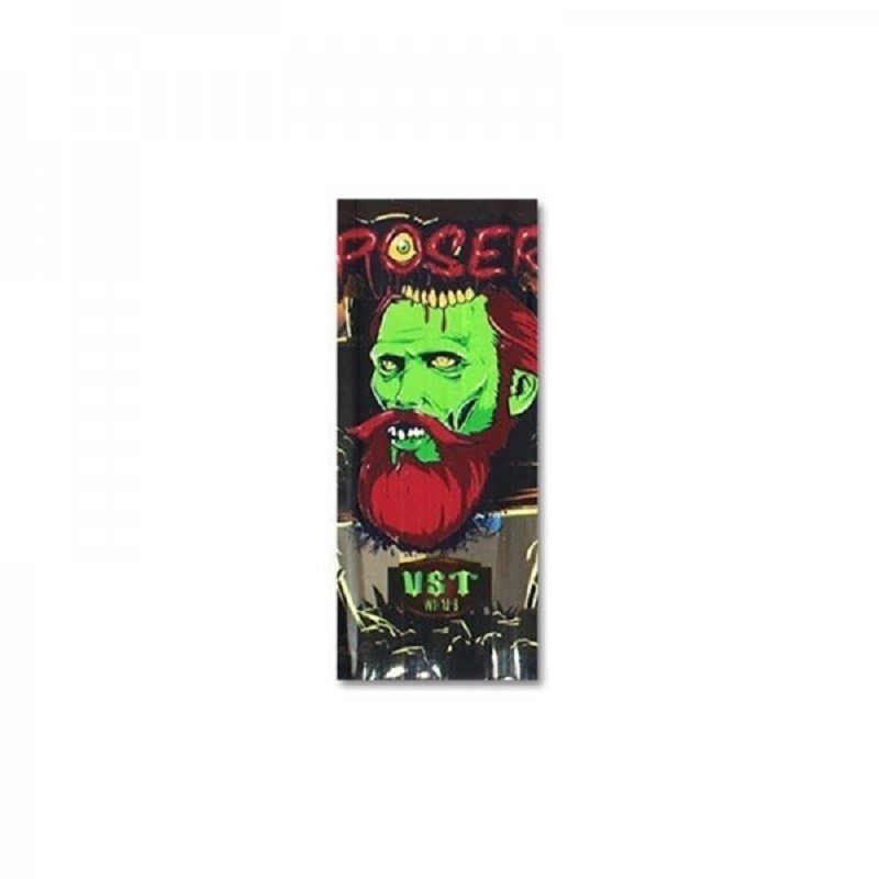 BATTERY WRAPS 18650 - ZOMBIES POSER - 5 PEZZI