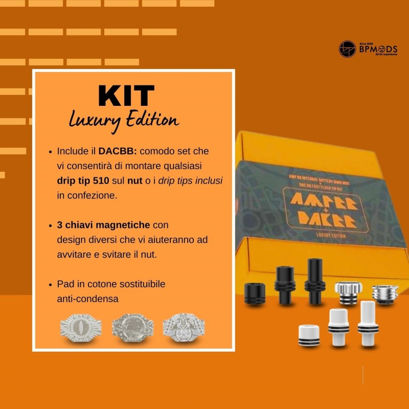 BP Mods - AMPBB LUXURY EDITION + DACBB KIT 2000Mah