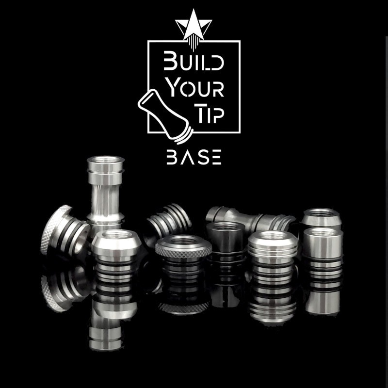 BlackStar - Build Your Drip tip BASE - BRANDT STAINLESS STEEL
