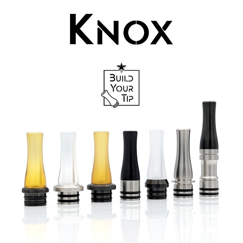 BlackStar - Build Your Drip tip HEAD - KNOX BLACK DELRIN