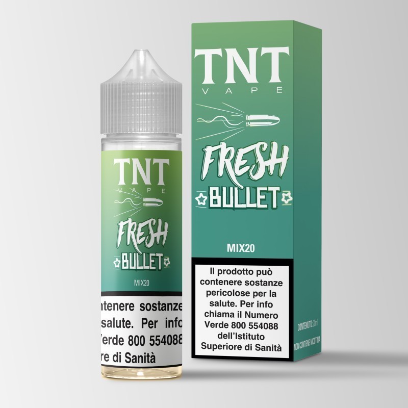 SHOT - TNT Vape - I Magnifici 7 - FRESH BULLET - aroma 20+40 in flacone ...