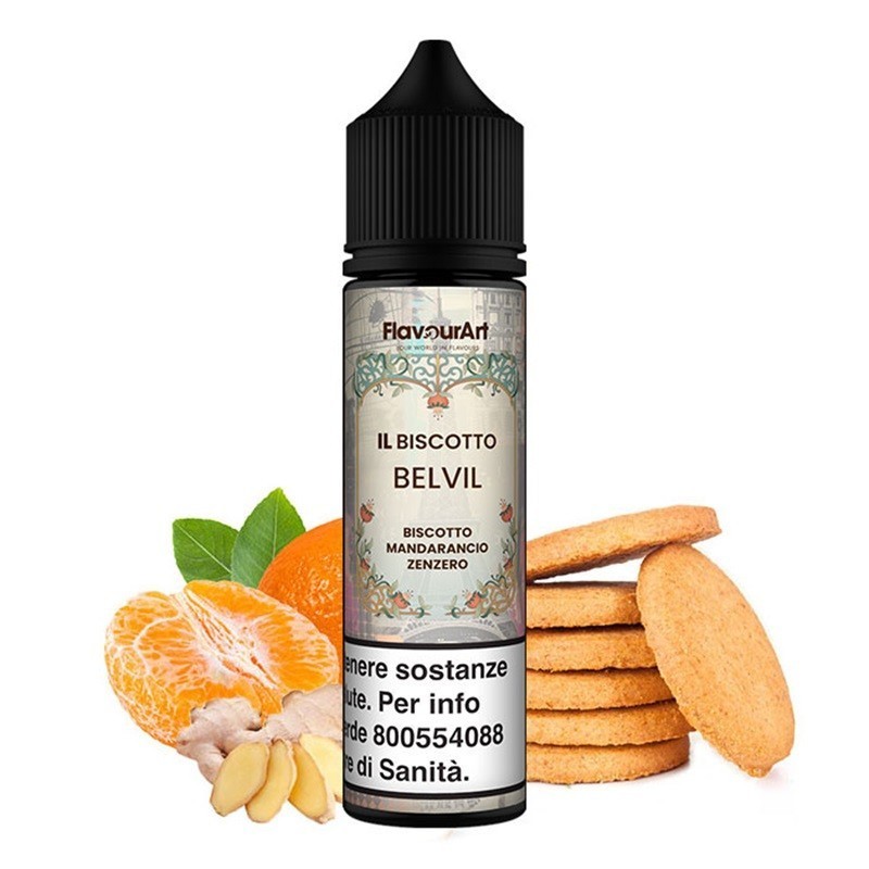 SHOT - Flavour Art - Il Biscotto - BELVIL - aroma 20+40 in flacone da 60ml