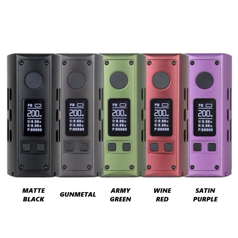 Vaperz Cloud x Grimm Green - REPUBLIC SQUONK DUAL MOD - 200W