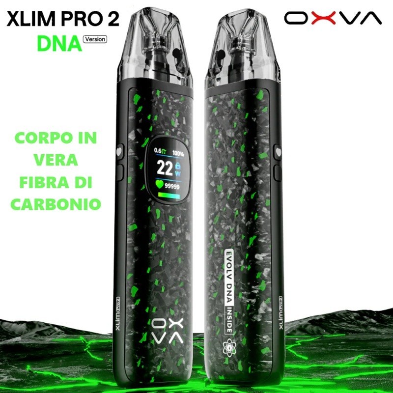 Oxva - XLIM PRO 2 POD MOD KIT 1300mAh 30W - DNA Version - Carbon ...