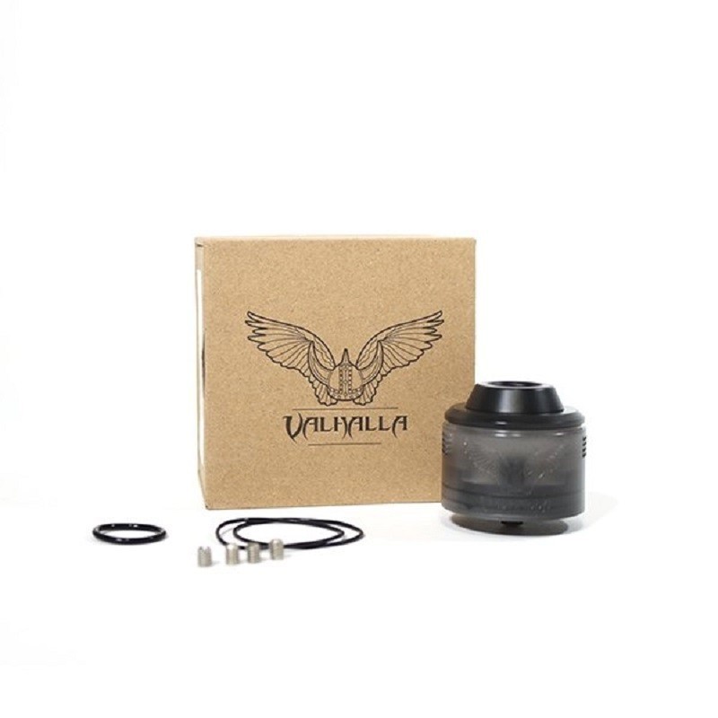 Suicide Mods x Vaperz Cloud - VALHALLA V2 40mm RDA - Brush Stainless Steel
