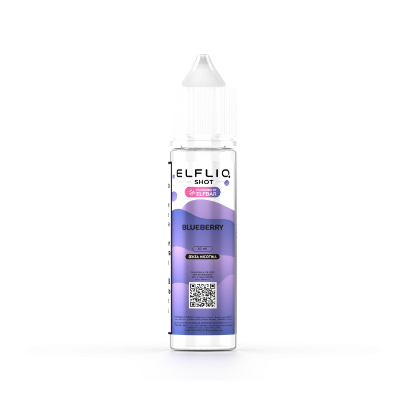 SHOT - Elfliq by Elfbar - BLUEBERRY - aroma 20+40 in flacone da 60ml