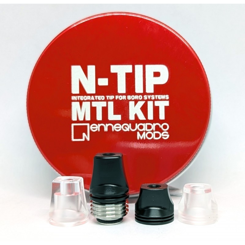 Ennequadro Mods - N-TIP MTL KIT INTEGRATED BORO DRIP TIP per Billet Box ...