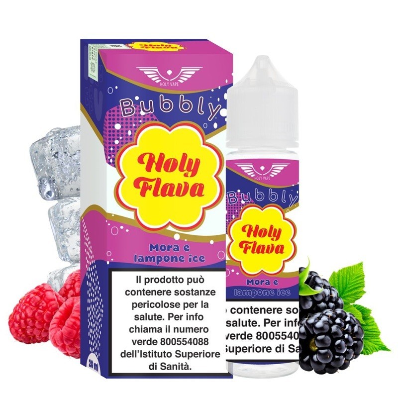 SHOT - Holy Vape - Holy Flava - MORA E LAMPONE ICE - aroma 20+40 in ...